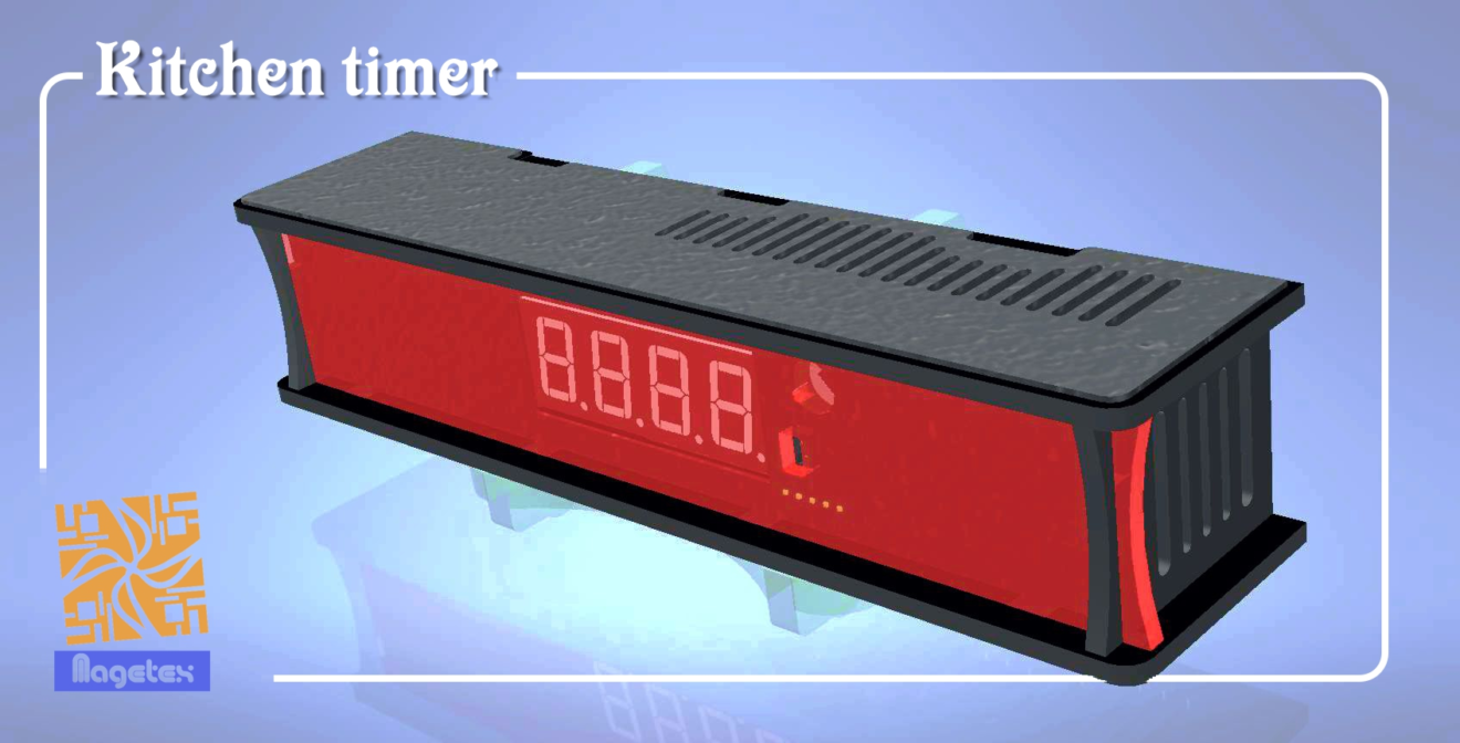 Kitchen timer with contactless gesture control | Catcatcat electronics